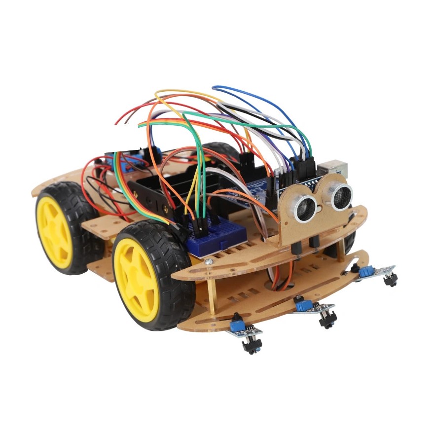 Kit Robot Châssis Voiture 4WD – MicroCell